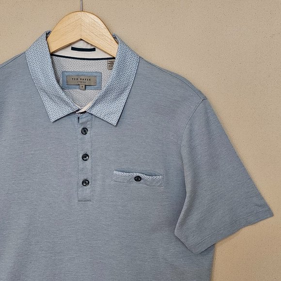 Ted Baker London | Shirts | Ted Baker London Short Sleeve Polo 4l | Poshmark